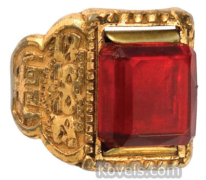 Captain Midnight, Ring, Mystic Sun God, Brass, Plastic, Ovaltine ...