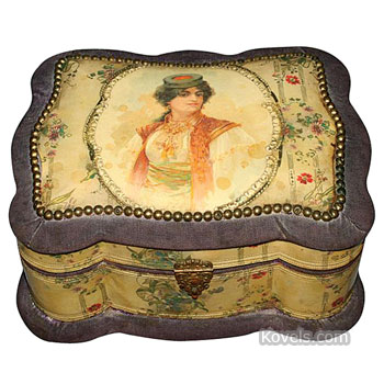 Celluloid, Box, Dresser, Silk, Victorian – Kovels