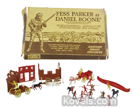 Daniel Boone, Toy, Frontier Attack Play Set, Fess Parker As Daniel ...