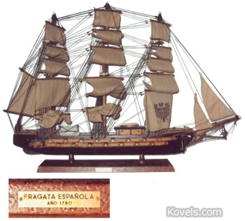 Fragata Espanola Ship Model - Kovels