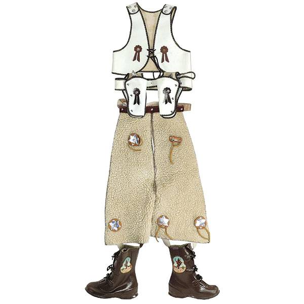 Gene Autry, Costume, Vest, Chaps, Double Holster, Rubber Galoshes ...