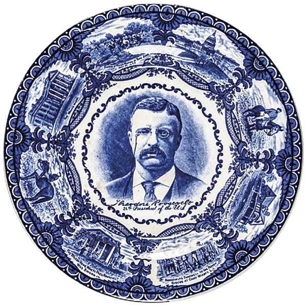 Rowland & Marsellus, Plate, Theodore Roosevelt 26th President Of The U ...