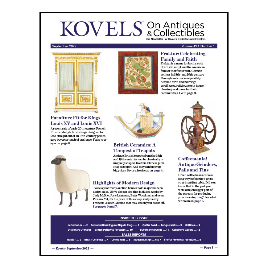 Kovels Newsletter – Kovels